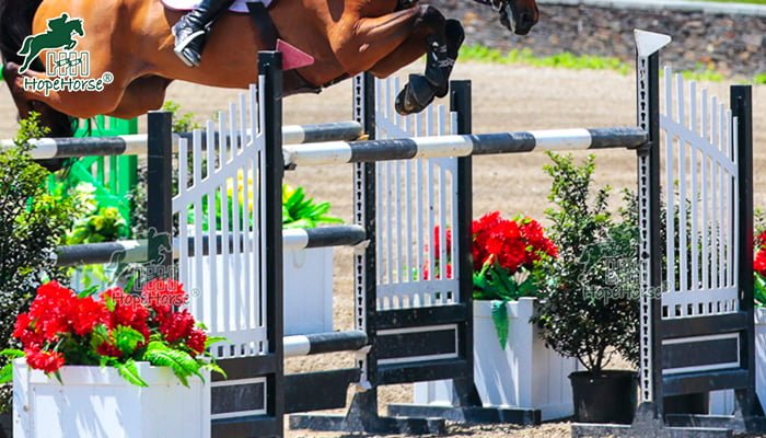 Wooden show jumps